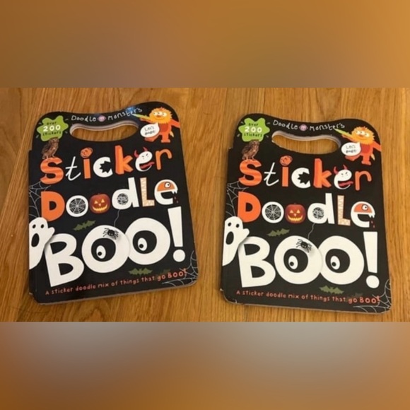 Toys | 2 Large Halloween Sticker Book For Kids Adults | Poshmark